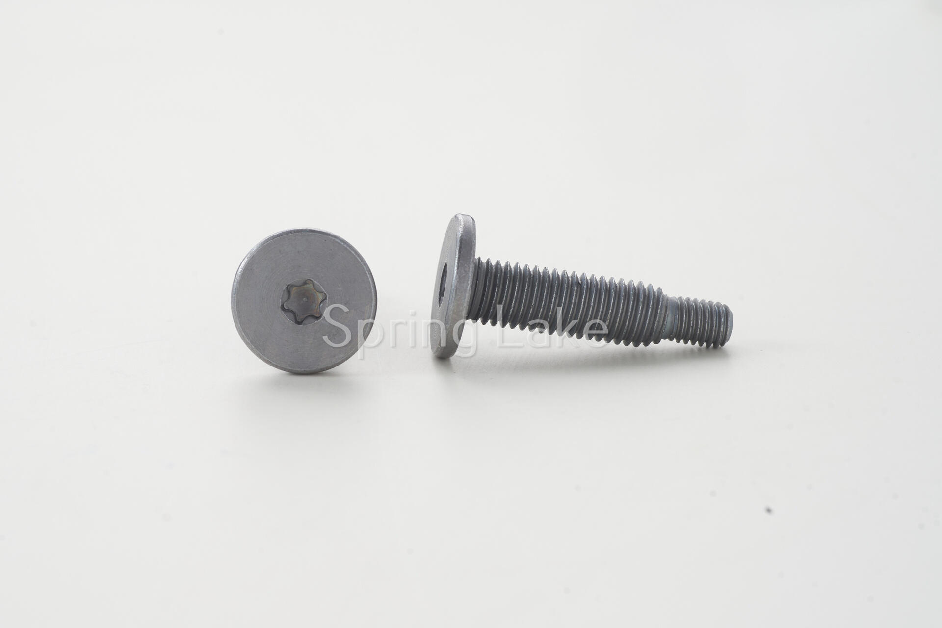 Hexalobular socket collar head left and right hand screws